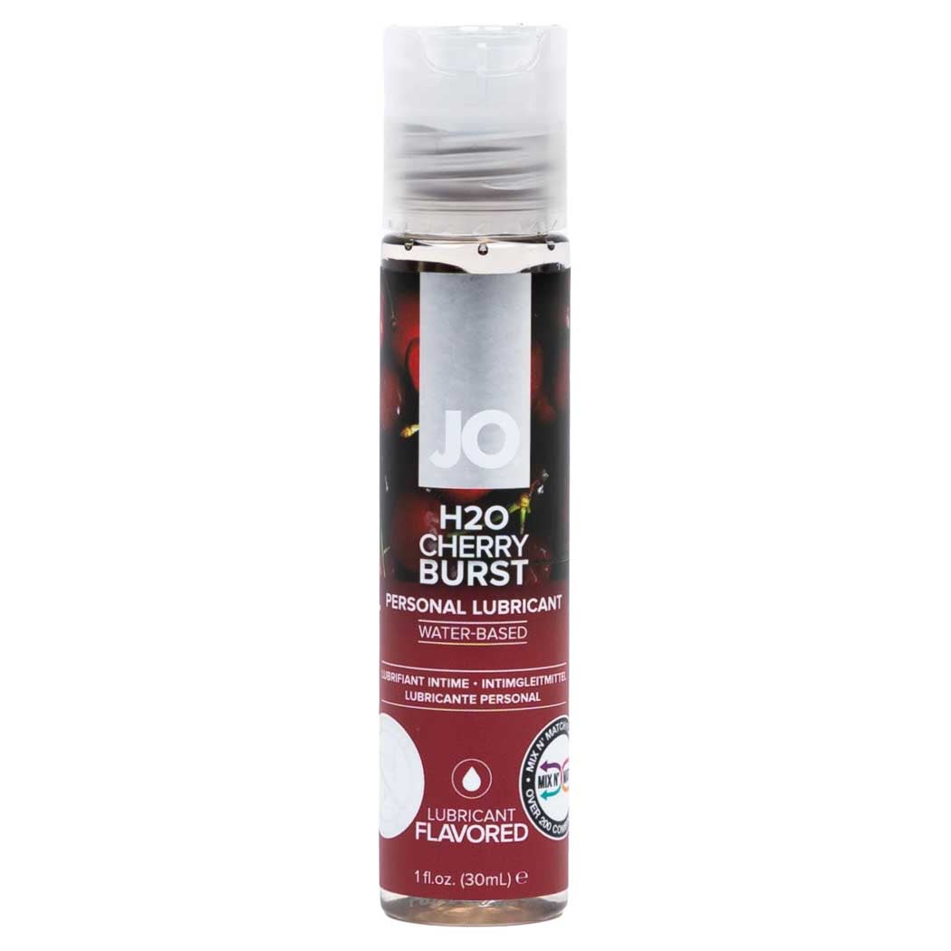 JO H2O Cherry Burst Flavored Water-Based Lubricant – Excitement