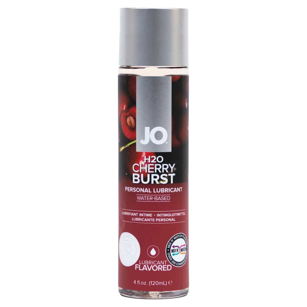 JO H2O Cherry Burst Flavored Water-Based Lubricant – Excitement